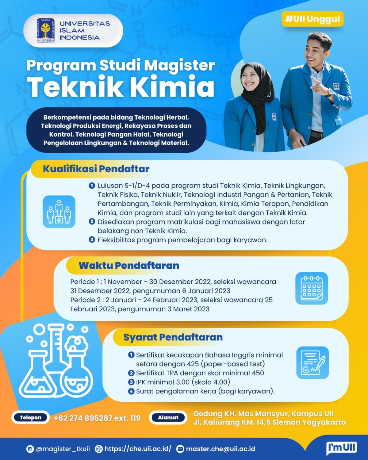 Admisi - Magister Teknik Kimia UII
